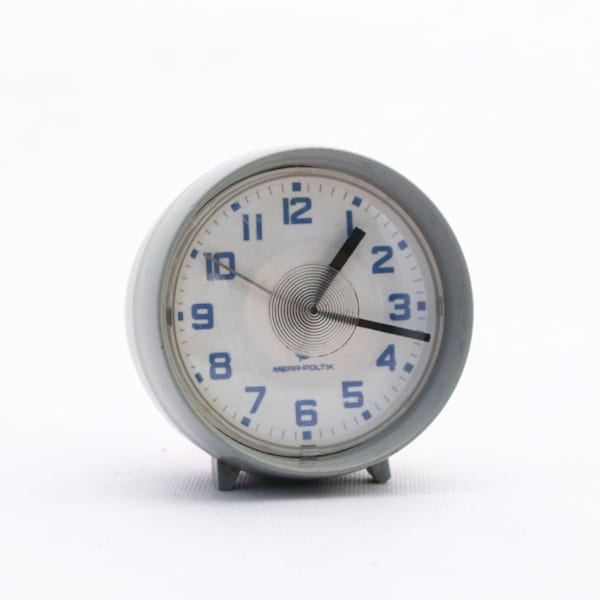 Grey Alarm Clock - Etsy