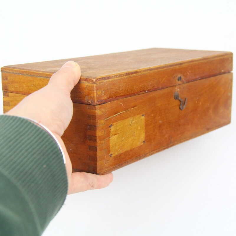 Vintage Wood Box - Etsy
