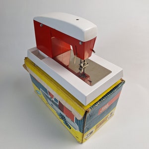 Sewing Machine Toy Vintage 1980s Electra Red / White by Piko Children's ...