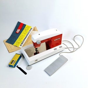 Sewing Machine Toy Vintage 1980s Electra Red / White by Piko Children's ...