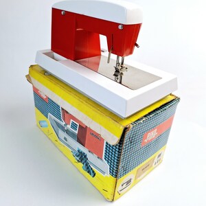 Sewing Machine Toy Vintage 1980s Electra Red / White by Piko Children's ...