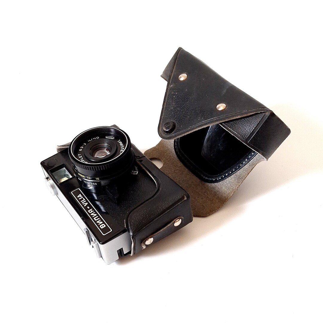 Vintage Lomo CAMERA Vilia 80s, Manual Camera 35mm With Black Leather ...