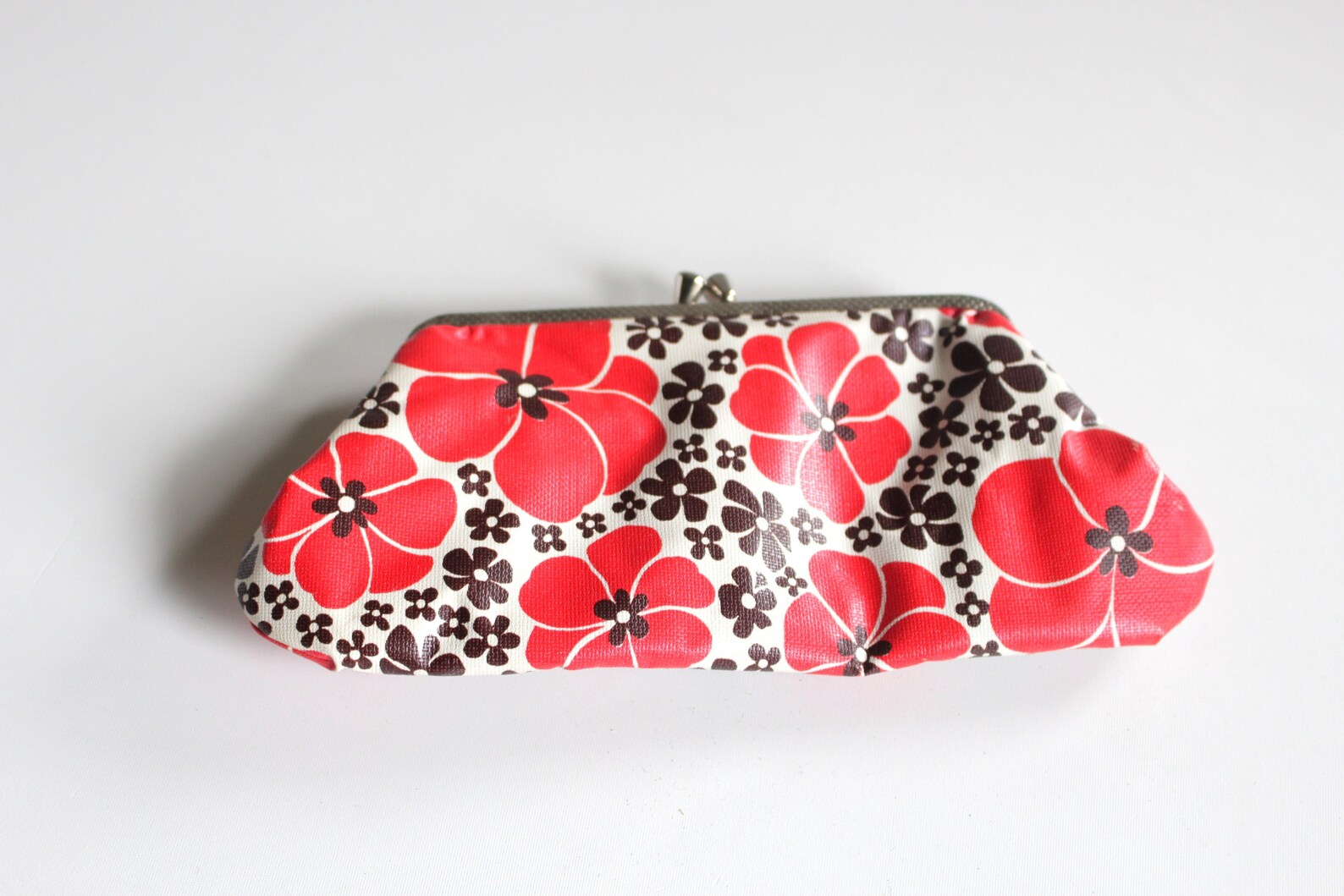 Vintage Plastic Fantastic Floral Coin Purse 70s, Vinyl Wallet for Her ...