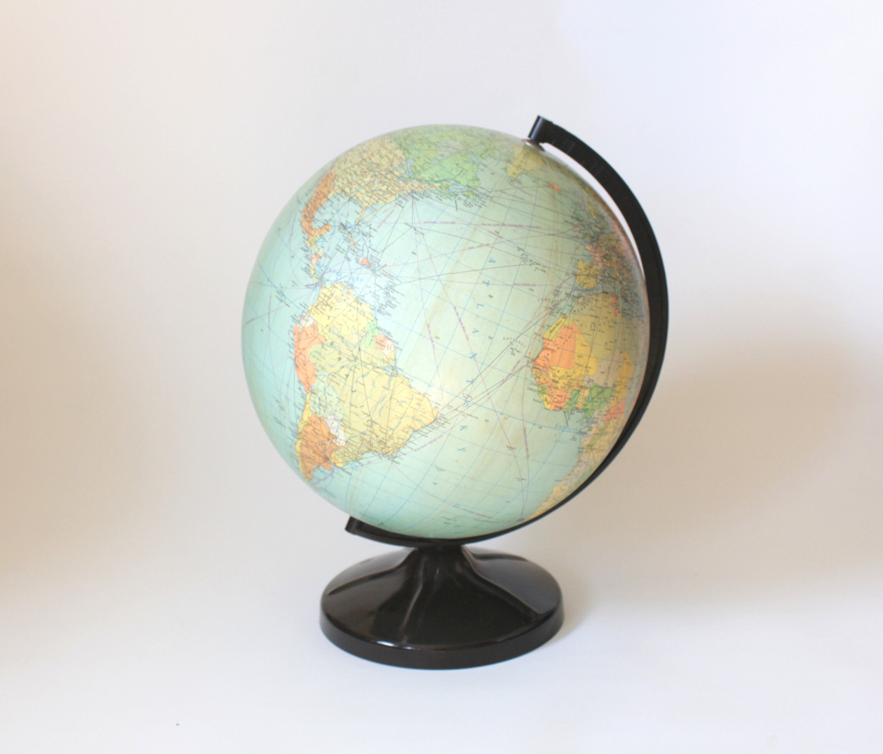 Vintage World Globe 70s, Old School Collectibles Vintage ...