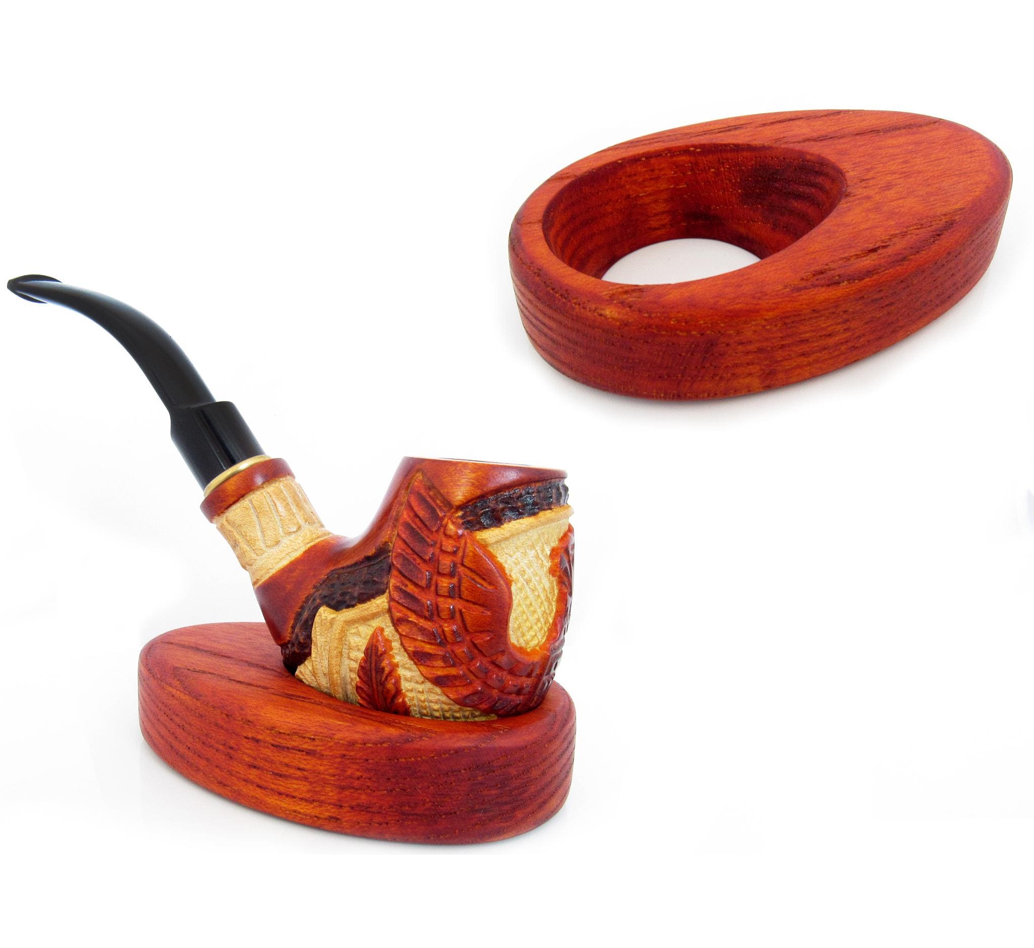 New Wooden Pipe Stand HOOP, Rack Holder for Tobacco Pipe - Smoking Pipe ...