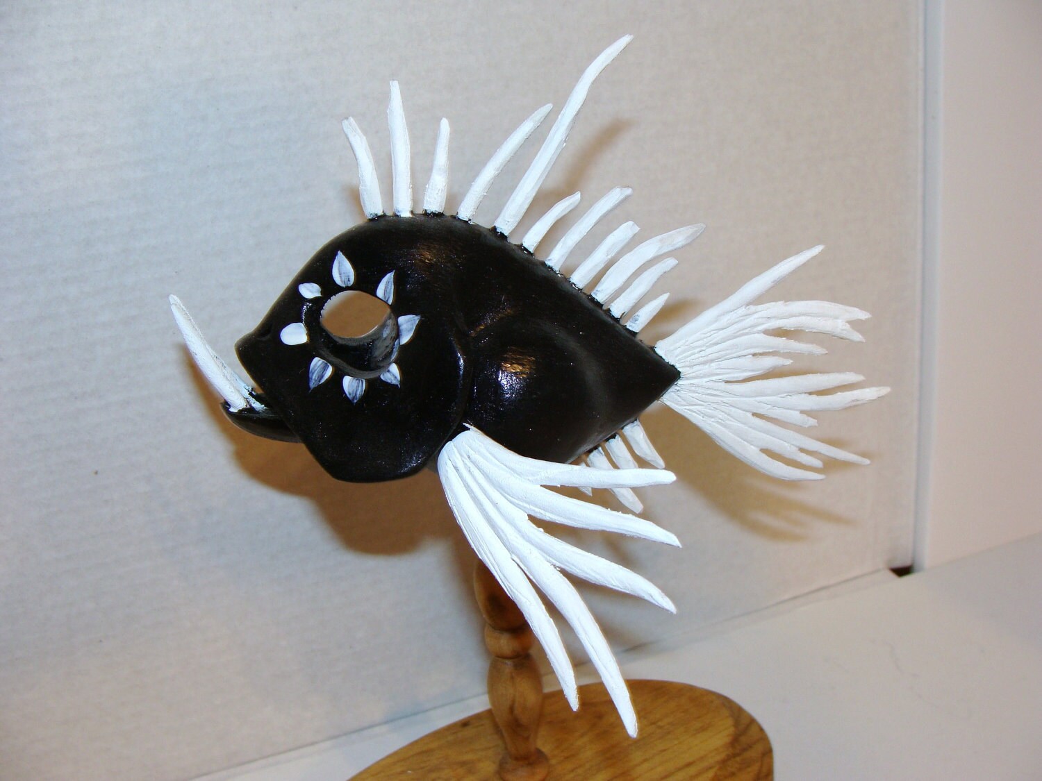 Hand Carved Punk Fish. - Etsy