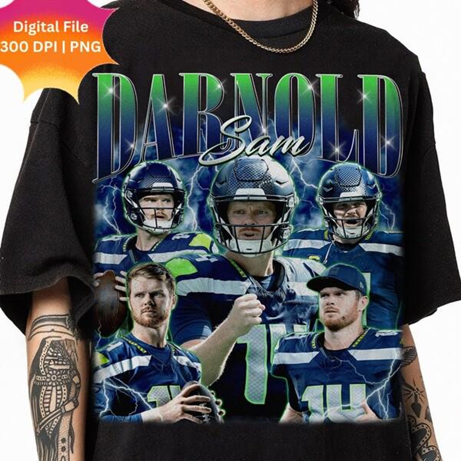 Sam Darnold 90s Bootleg Png, Sam Darnold Signature Homage Digital File ...