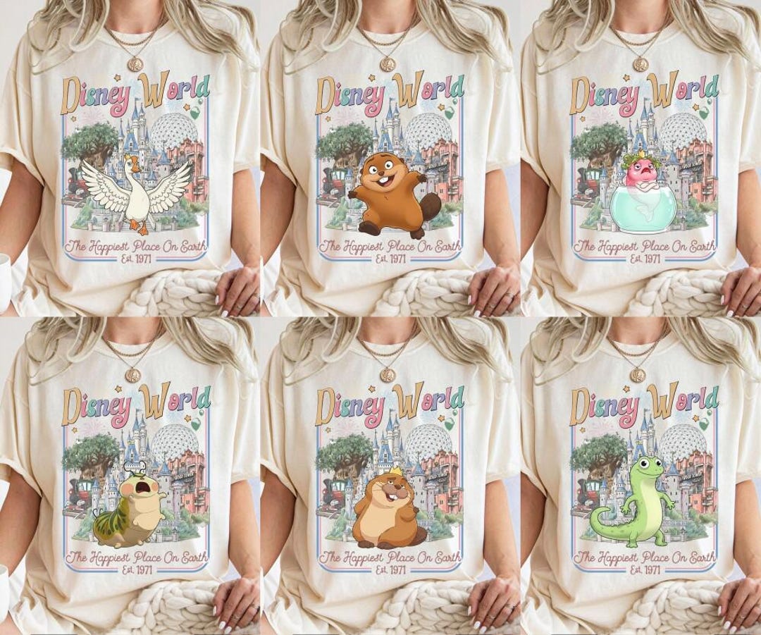 Disneyland Pixar Movie Hoppers 2026 Shirt, Tom Lizard Fish Queen Mabel ...