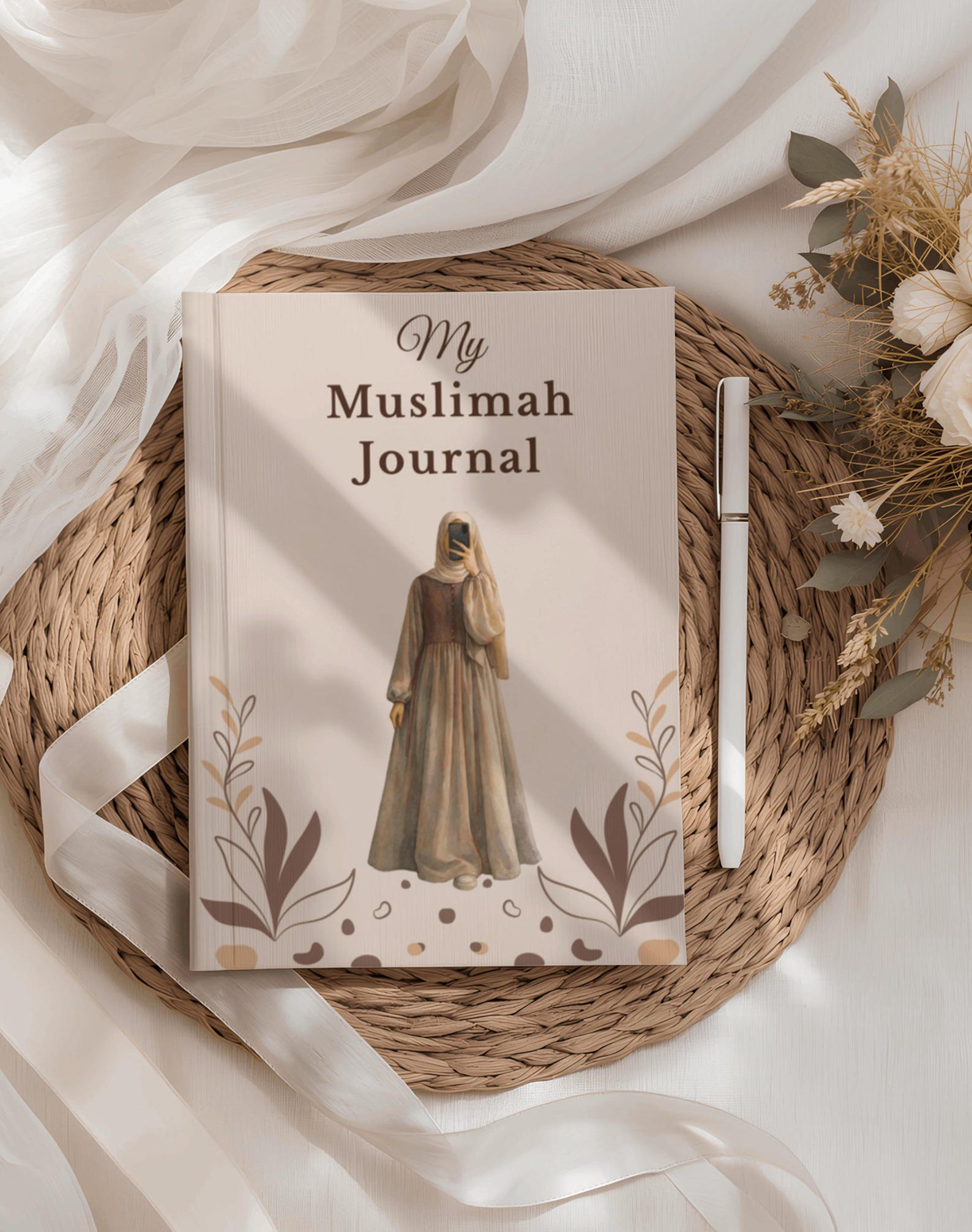 Personalized Muslimah Journal Custom Name Islamic Notebook Ramadan Gift ...