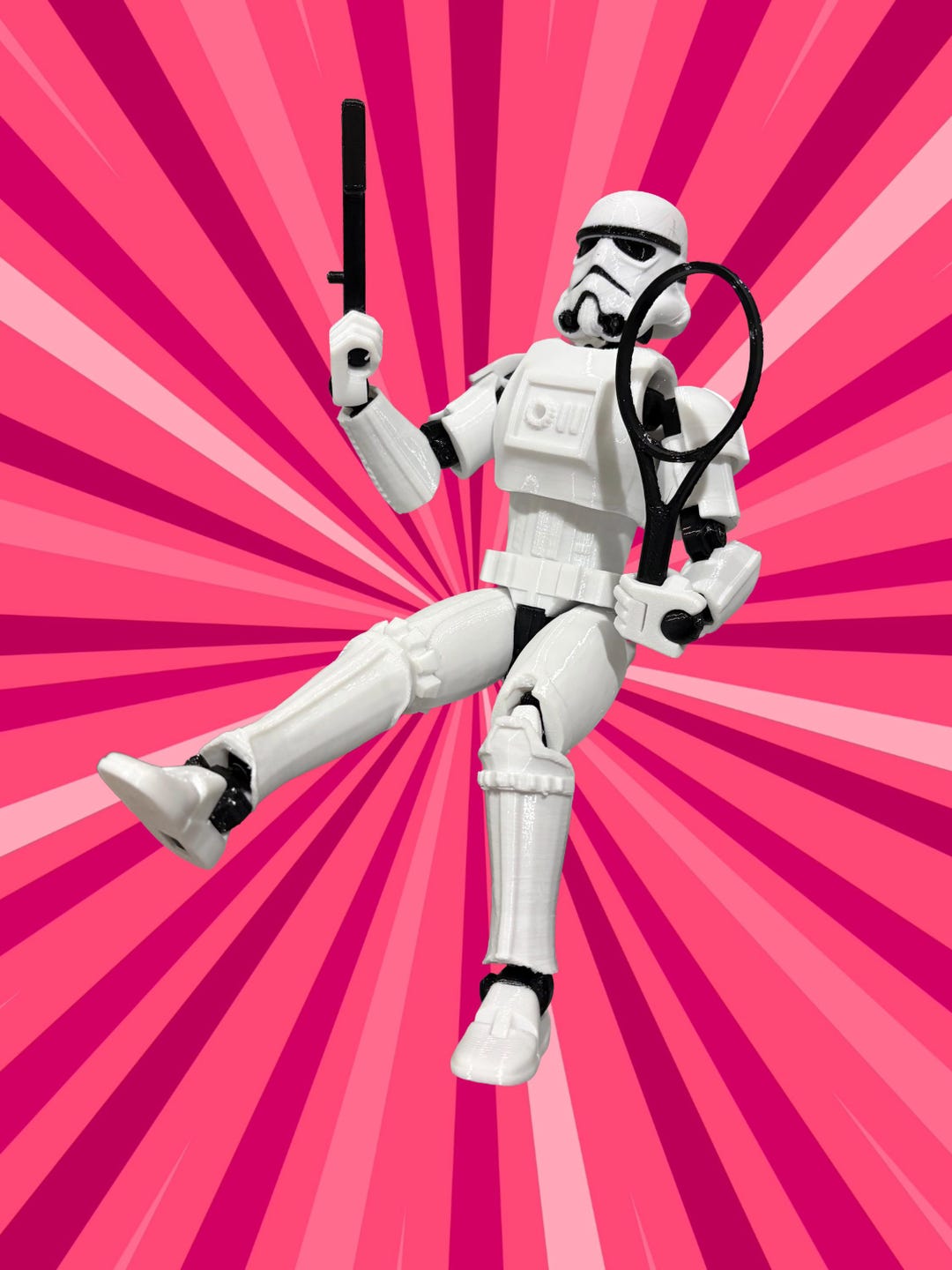 3D Printed Articulated Galactic Soldier Action Figure – Sci-fi Fan ...