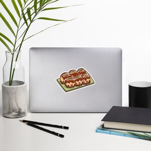 Kawaii Takoyaki Sticker - Cute Japanese Food Sticker - Etsy
