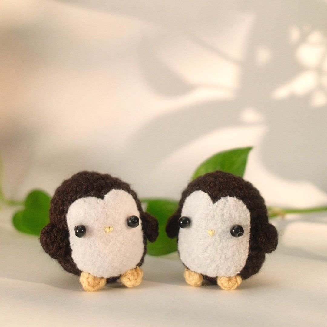 Emperor Penguin Amigurumi - Crochet Plush Toy or Keychain - Etsy