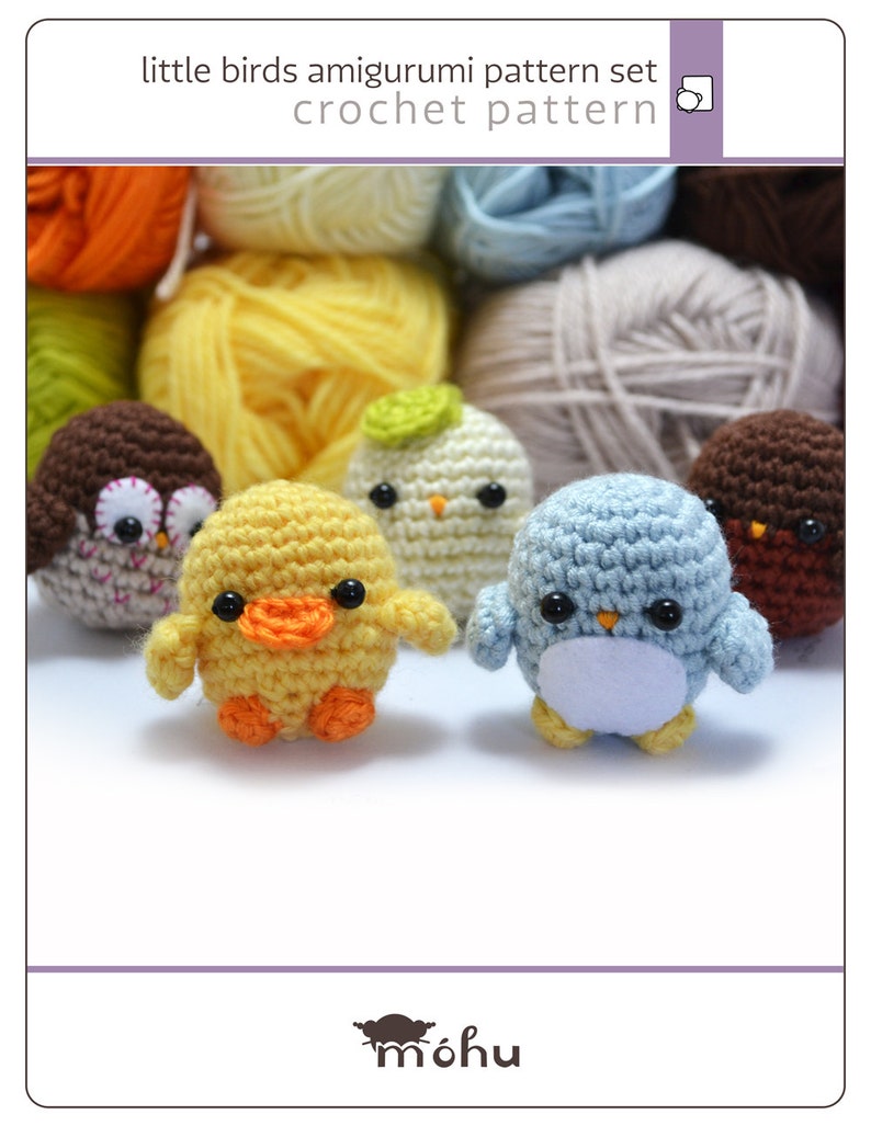 Little Birds Pattern Set - Crochet Amigurumi Pattern - Etsy
