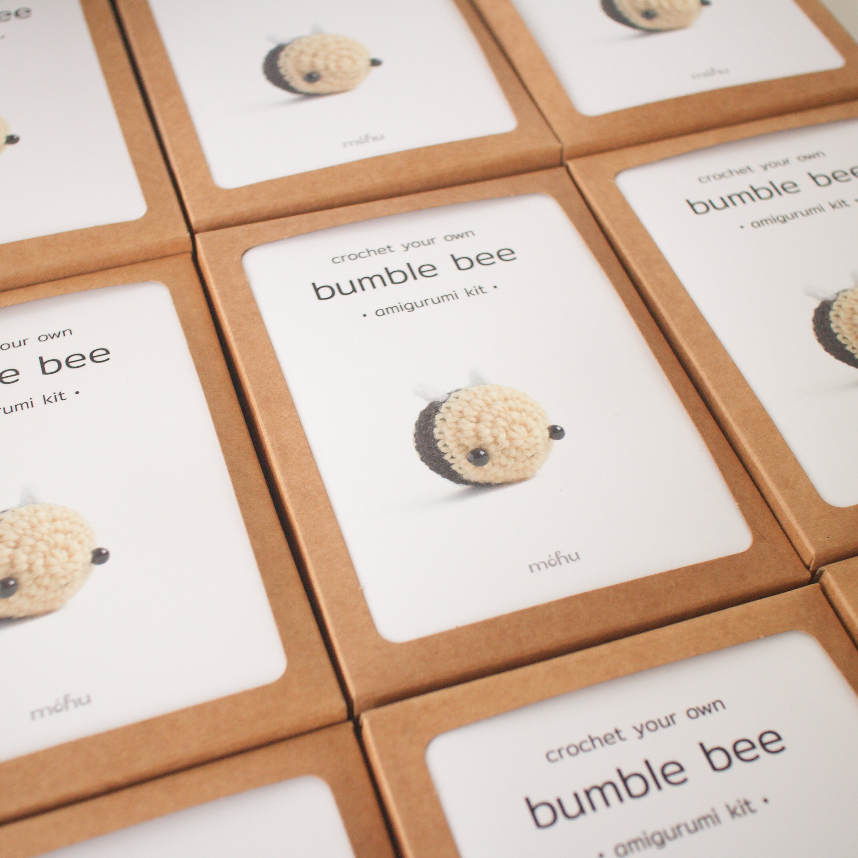 amigurumi kit - crochet bumble bee craft kit
