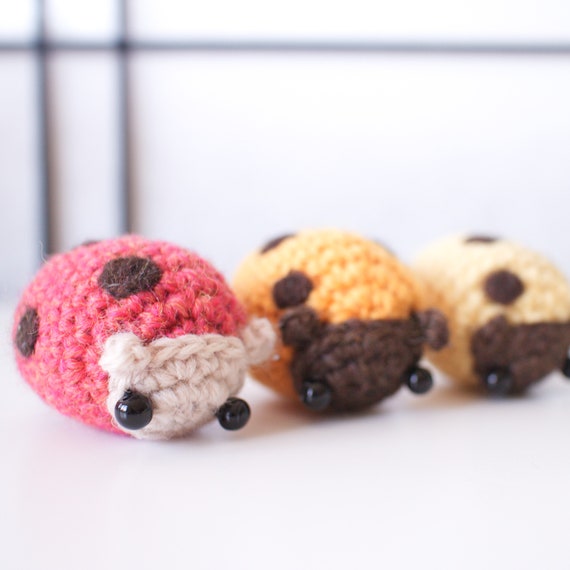 Amigurumi Ladybug Plush Toy Cute Crochet Ladybird Plushie - Etsy