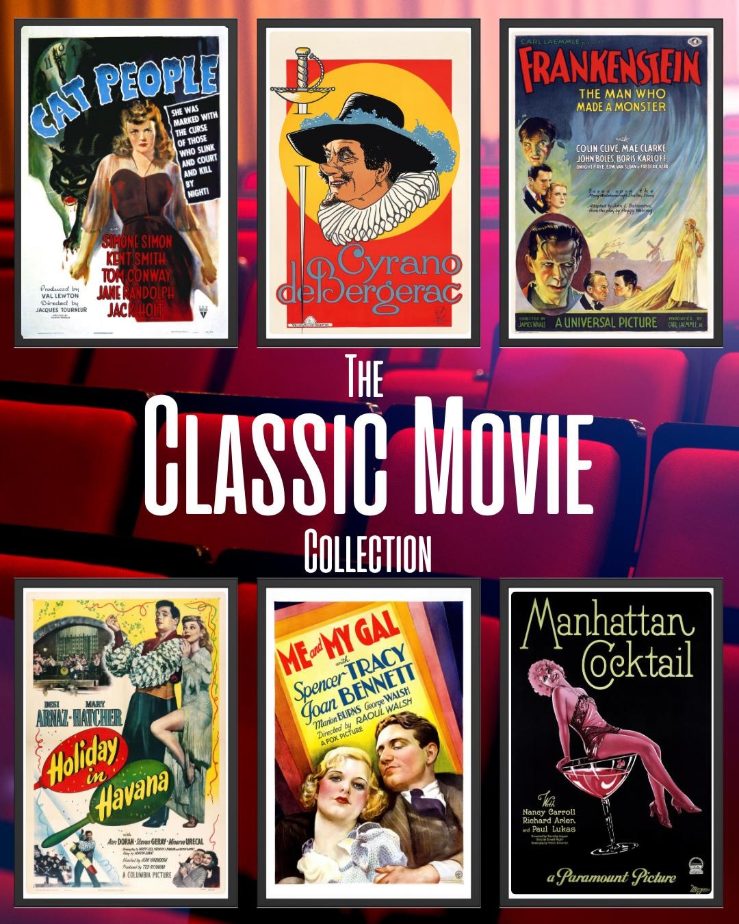 Old Movie Posters Collection | Printable Vintage Film Poster Files ...
