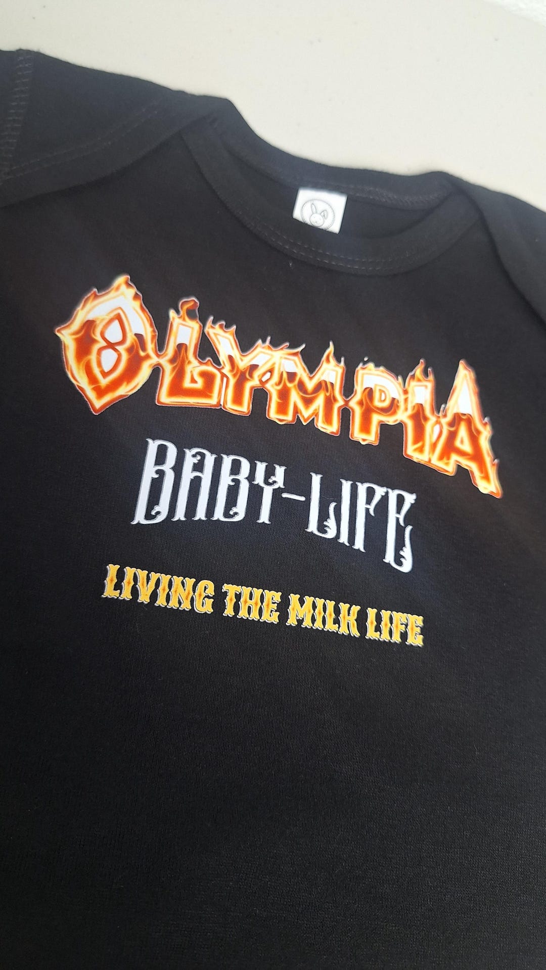 Living the Milk Life Black Baby Onesie Olympia Baby Life - Etsy