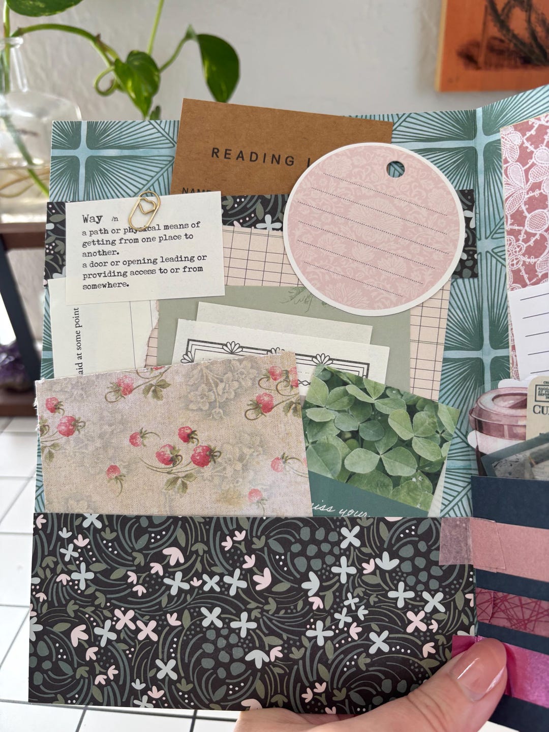 Folio Style Ephemera Journaling Kit Collection Printable for Junk ...