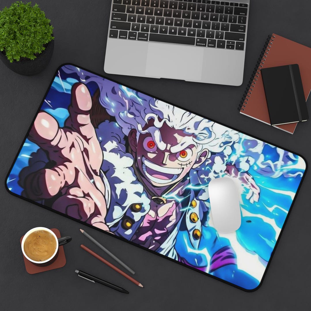Luffy One Piece Desk Mat | Large Gaming Mousepad - Etsy