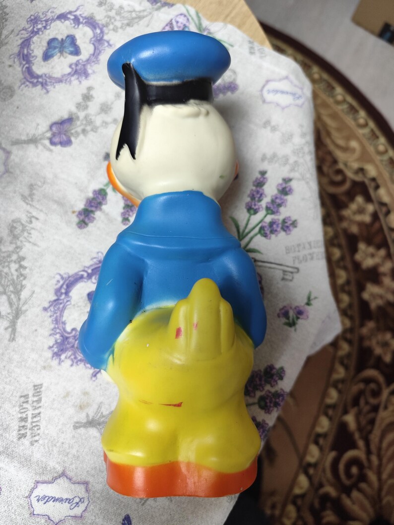 Rare Vintage Donald Duck Vinyl Figure 1970s 1980s Made in England by ...