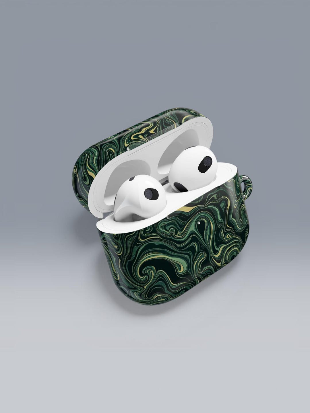 Green Marble Swirl AirPod Case | Marble Pattern Airpods Cover - Etsy