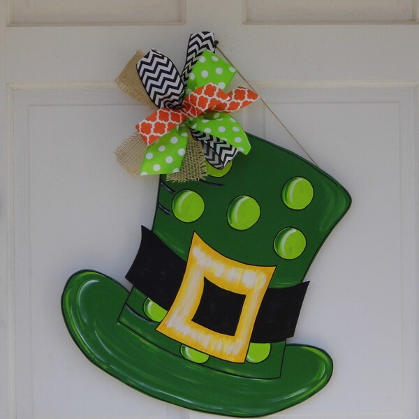 St Patricks Day Door Hanger Etsy