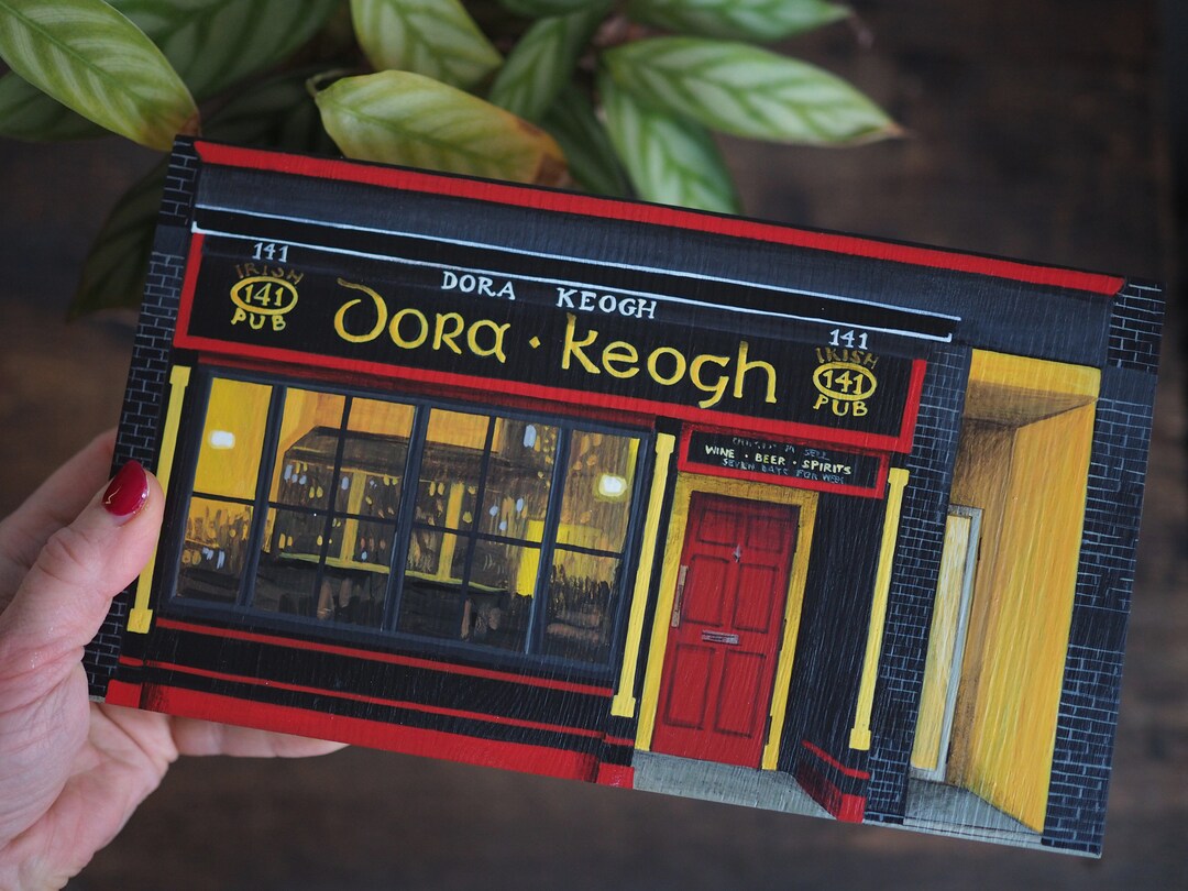 Wooden Miniature Replica, Dora Keogh Irish Pub Replica, Mianiture ...