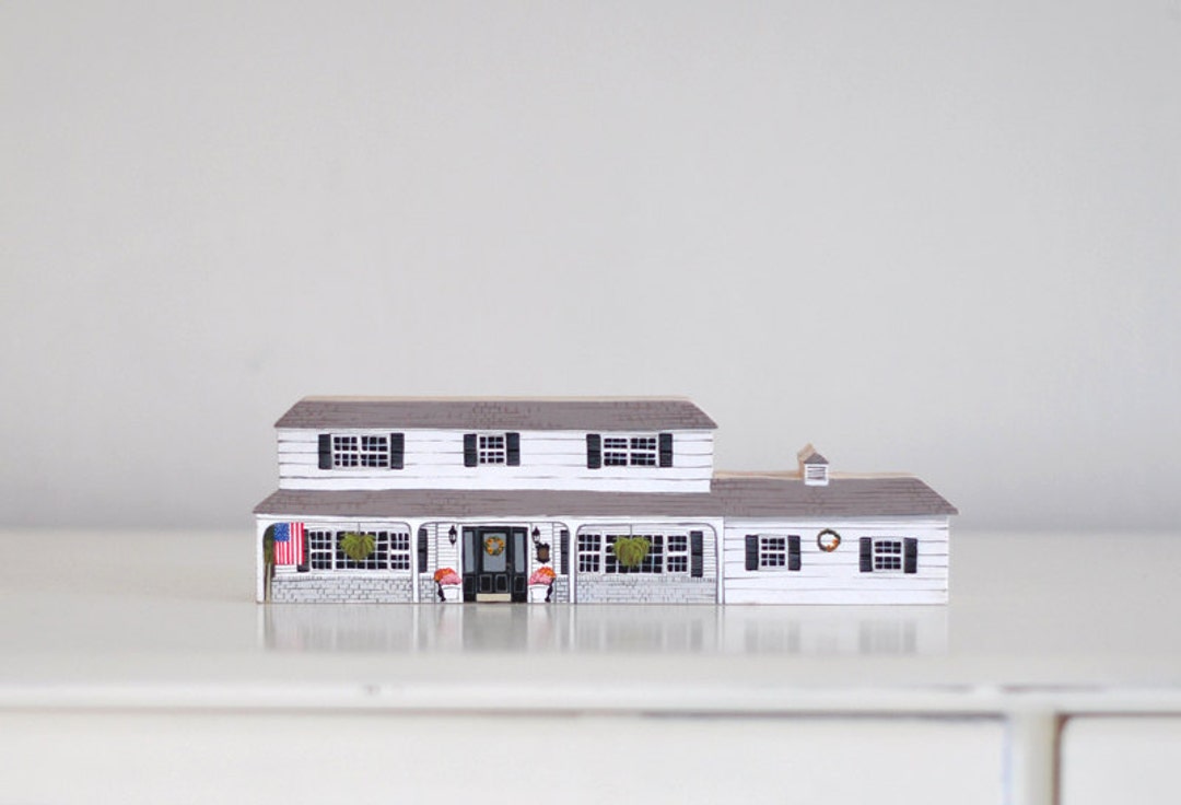 HOUSE PORTRAIT - Wooden Block - Personalised - Portrait of Your House ...