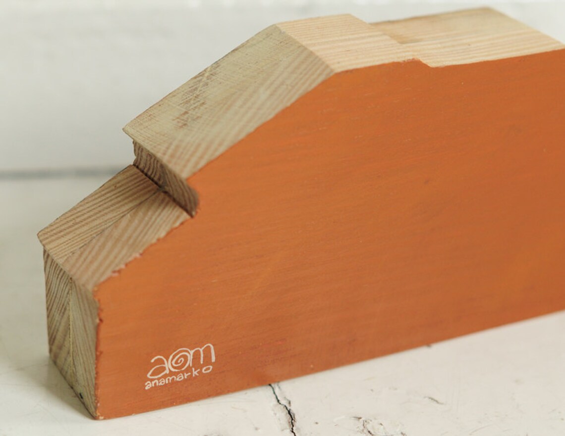 HOUSE PORTRAIT Wooden Block Personalised Portrait of Your - Etsy