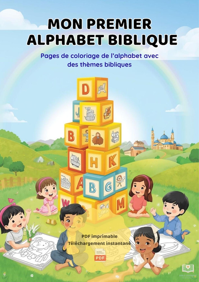 Alphabet Biblique à Colorier Pour Enfants – Activités Chrétiennes ...