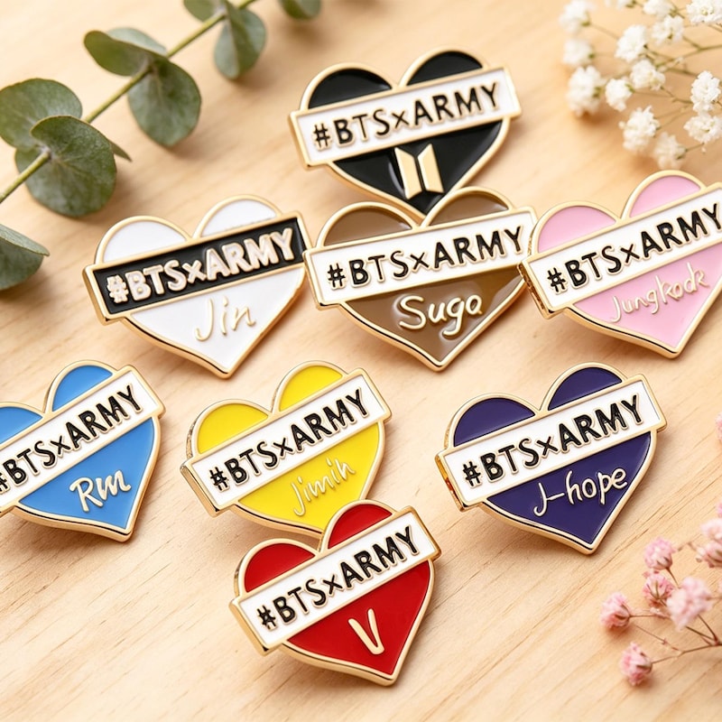 Bts Army Pin Badge - Etsy UK