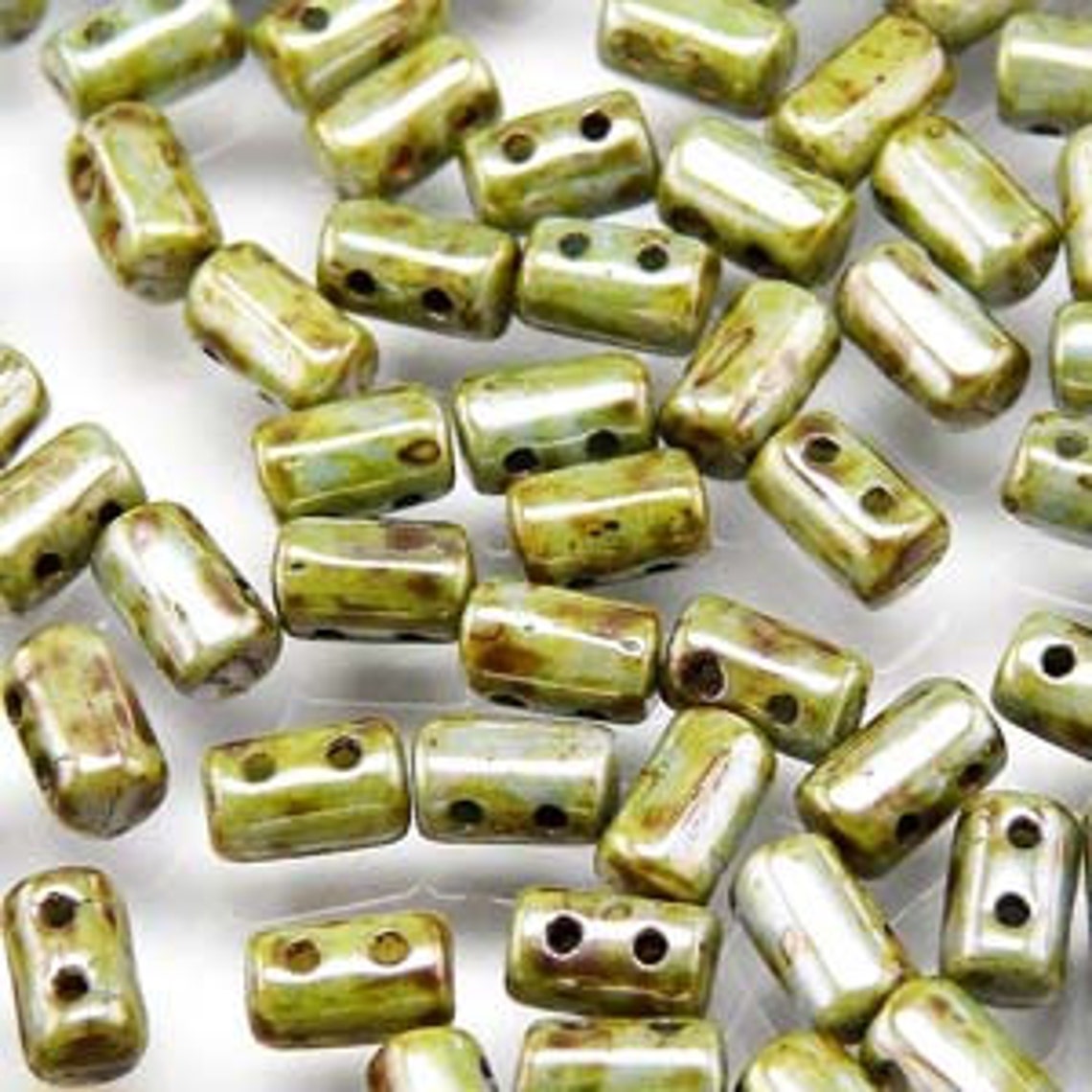 Rulla Beads Chalk Lazure Blue 10 Grams 3x5mm Czech Pressed | Etsy