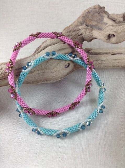 Quick Start Cube Bead Bangle Tutorial Bracelet Pattern Peyote | Etsy