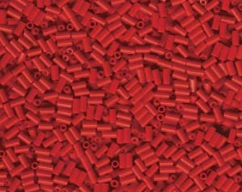 Red Bugle Beads - Etsy