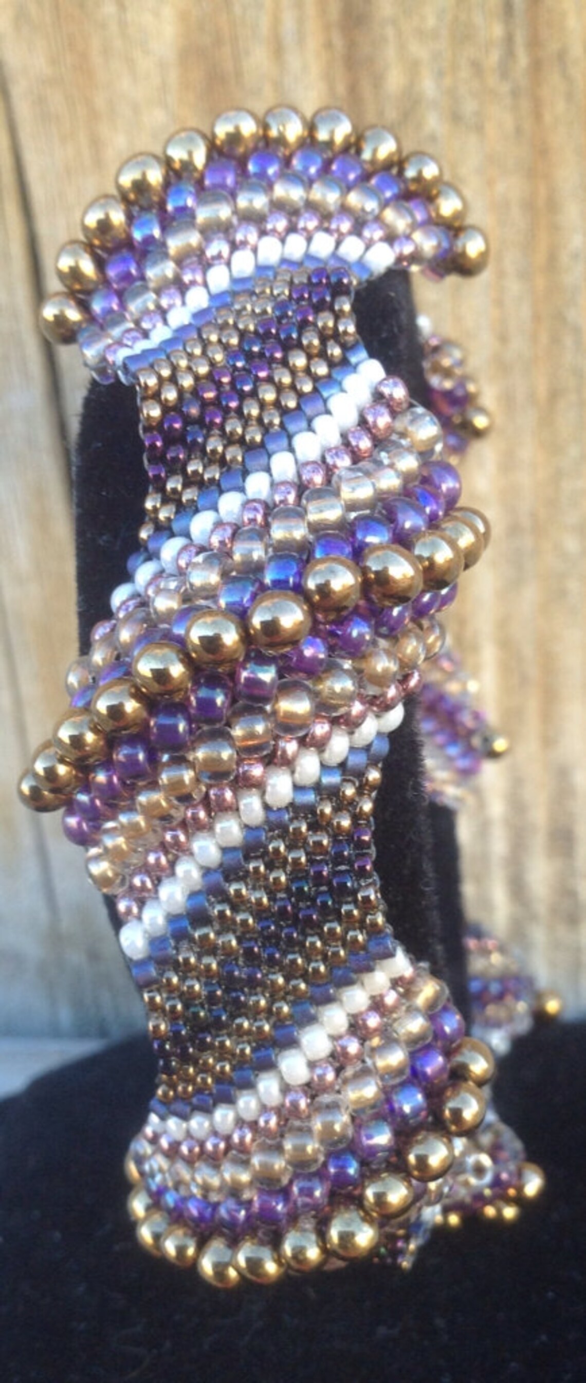 Cellini Waves Bracelet Tutorial Peyote Bangle Beading Pattern - Etsy