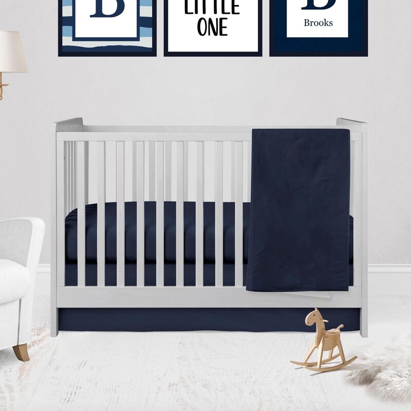 Navy Crib Bedding - Etsy