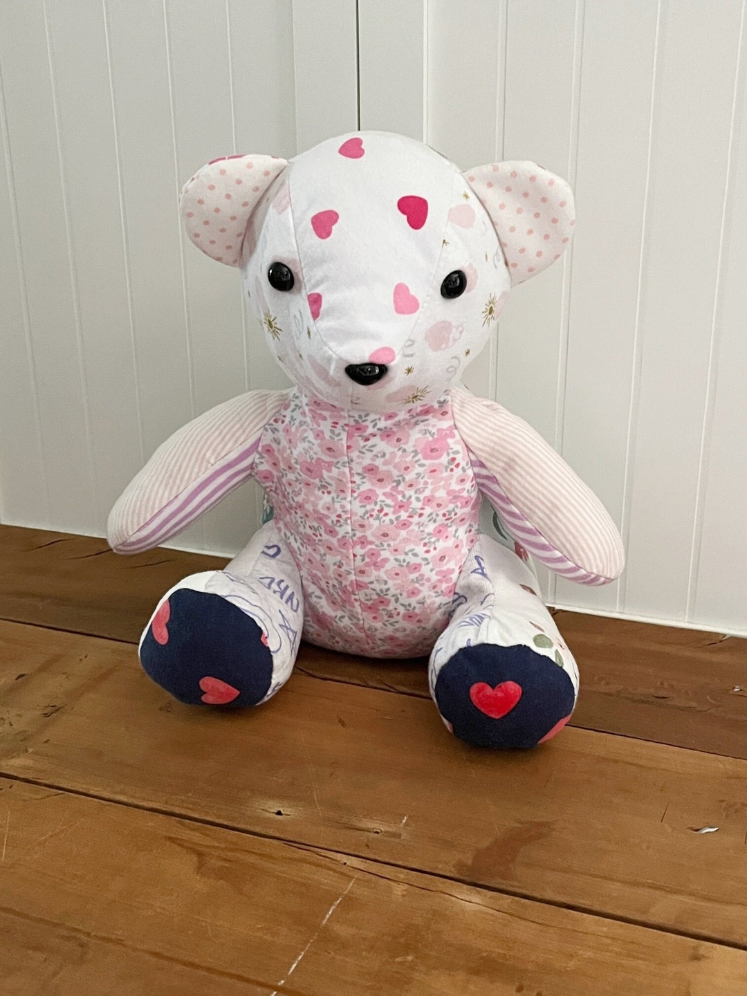 Memory Keepsake Bear From Baby Clothes Stuffed Baby Bear - Etsy