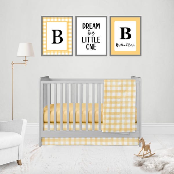 Yellow Baby Bedding - Etsy