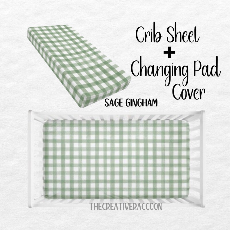 Sage Crib Sheets - Etsy