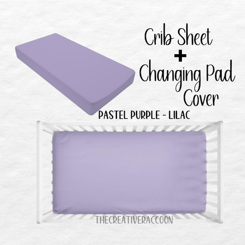 Purple Crib Bedding - Etsy