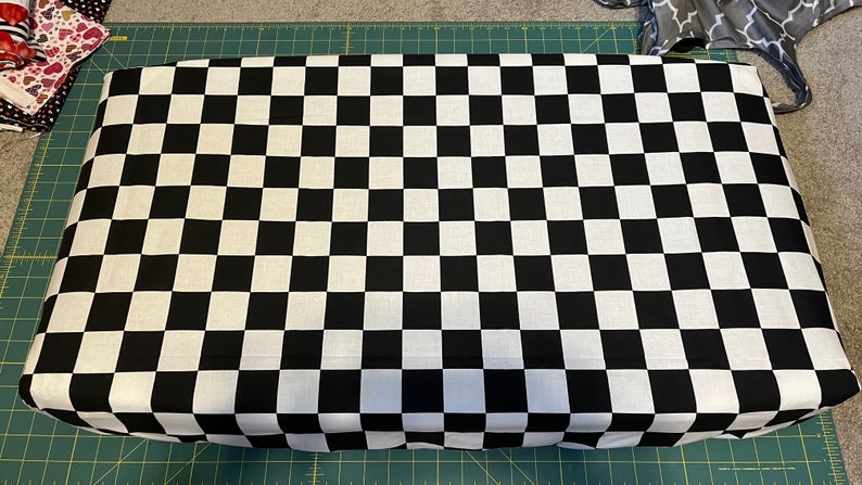 Racing Check MINI Crib Sheet Changing Pad Cover Set Racing - Etsy
