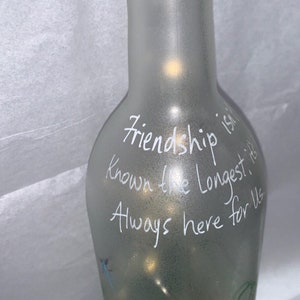 Friendship Light up Bottle - Etsy