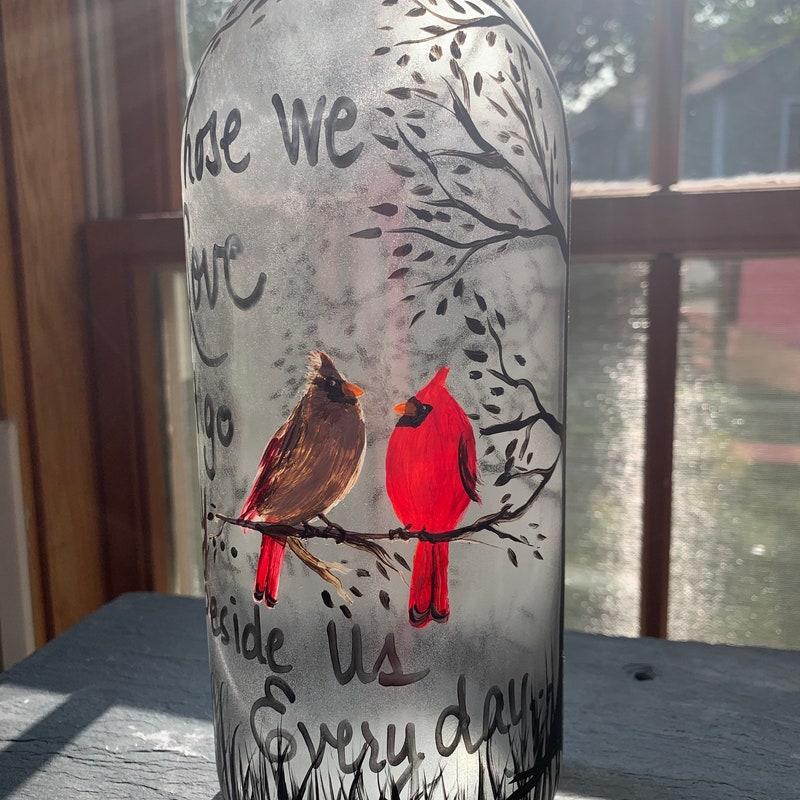 Cardinal Lamp - Etsy