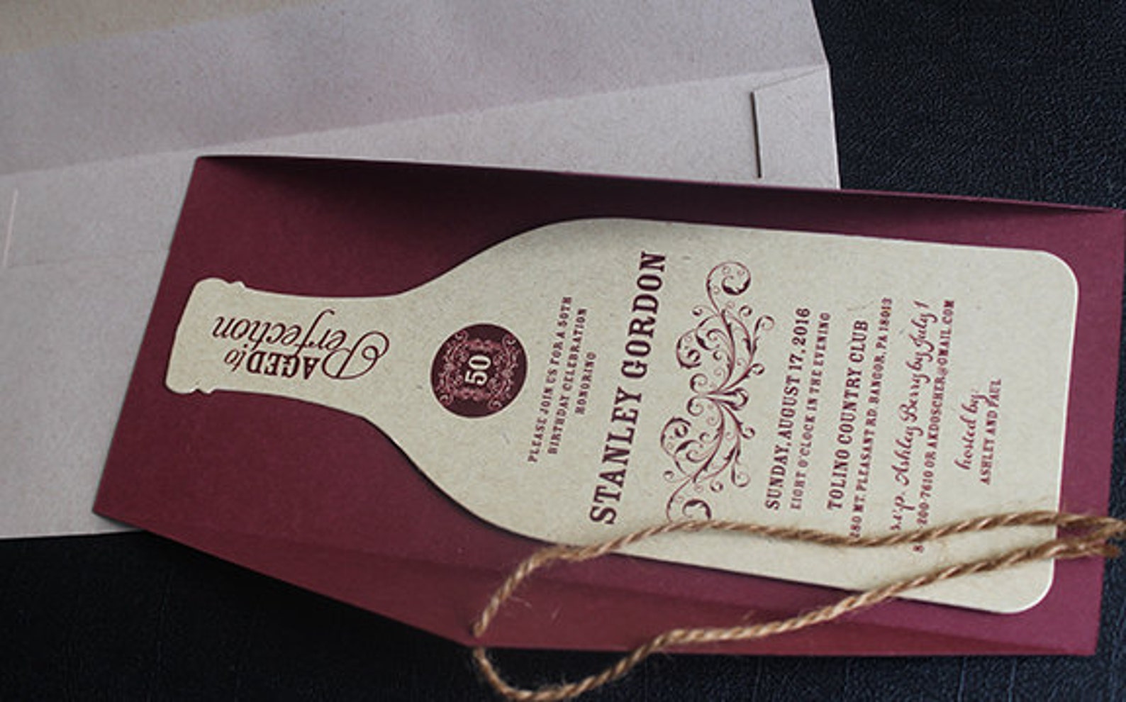 Wine Bottle Invitation Wine Invitation Wine Themed - Etsy