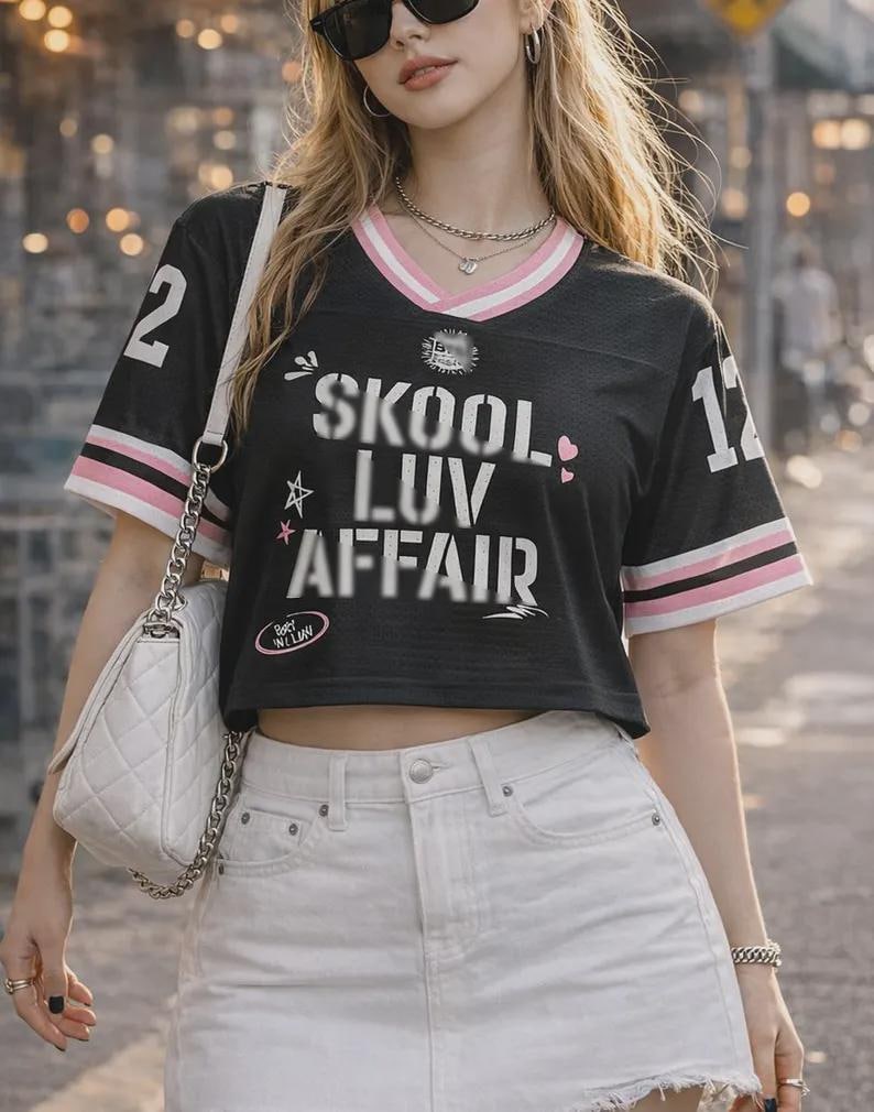 Custom Bangtan Skool Luv Affair Mesh Jersey, World Tour 2026 Merch ...