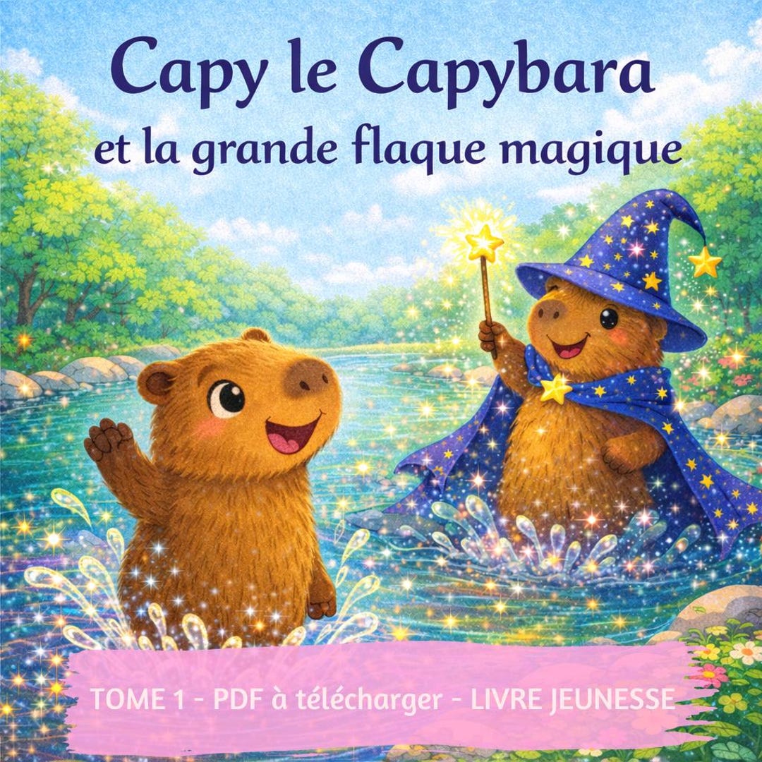 Capy the Capybara and the Big Magic Puddle - Etsy