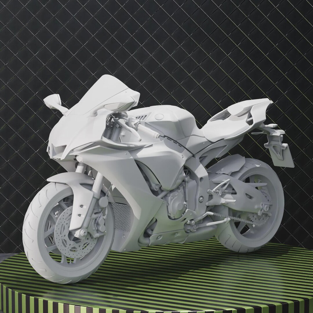Chopper Motorcycle With Sidecar STL File | Vintage 3D Printable Model ...