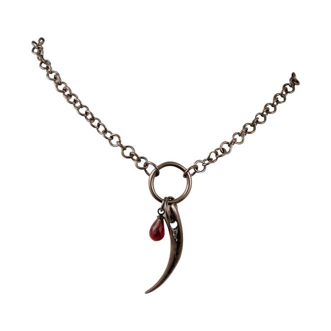 Vampire Choker, Fang Choker, Fang Jewelry, Gothic Jewelry, Goth Jewelry ...