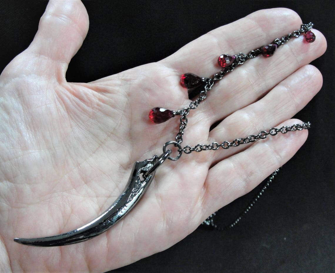 Vampire Gothic Vampire Fangs Goth Jewelry Twilight Dark | Etsy