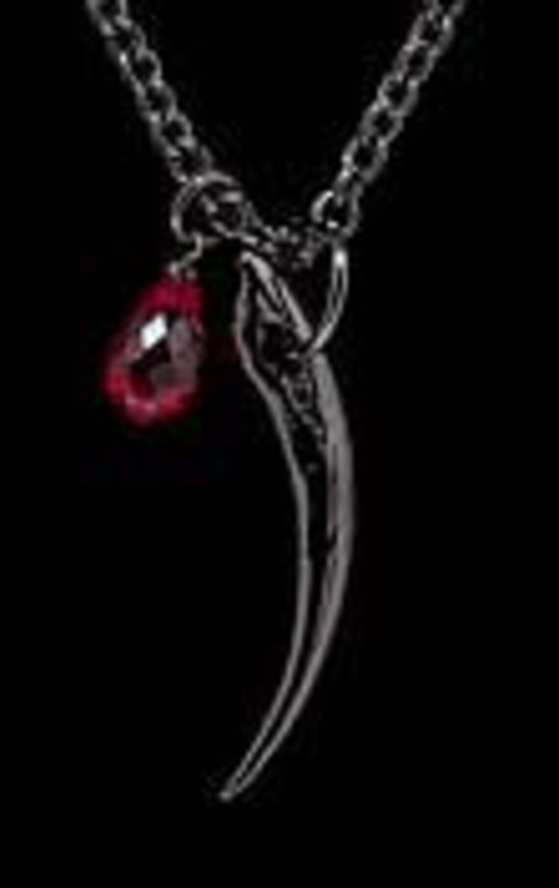 Fang Necklace Gothic Jewelry Vampire Fang Necklace Vampire - Etsy